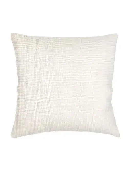 Anaya So Soft Linen Pillow With Down Insert - Natural White