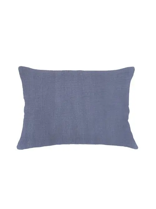 Anaya So Soft Linen Pillow With Down Insert - Pacific
