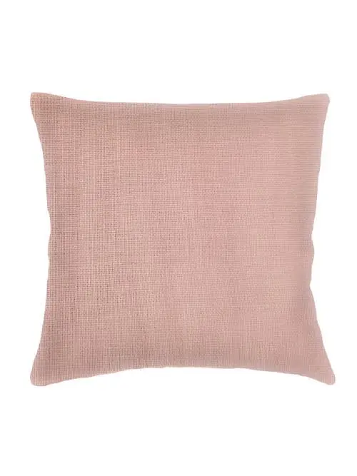 Anaya So Soft Linen Pillow With Down Insert - Rose Pink