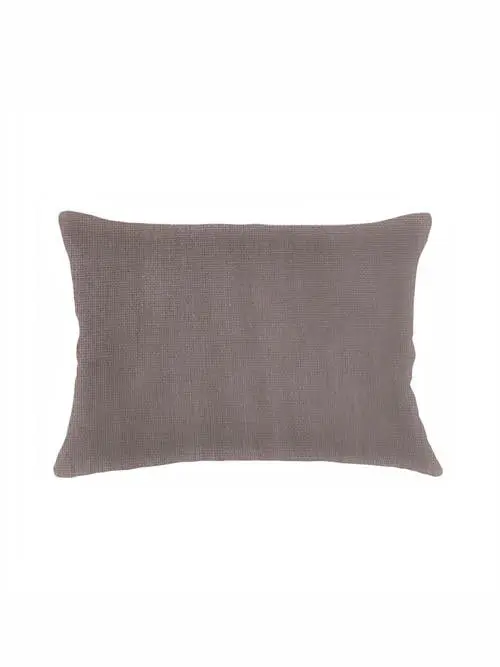 Anaya So Soft Linen Pillow With Down Insert - Taupe