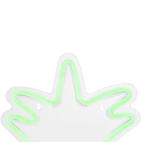 NORTHLIGHT Led Pineapple Neon Lighted Wall Art16" And Green