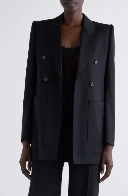 Chloé Double-breasted Virgin Wool Blazer