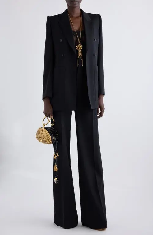 Chloé Double-breasted Virgin Wool Blazer