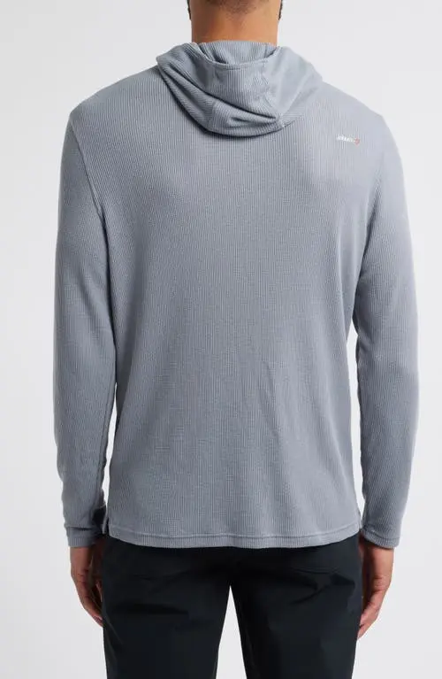 Johnnie-o Brinson Waffle Pullover Hoodie - Thunder