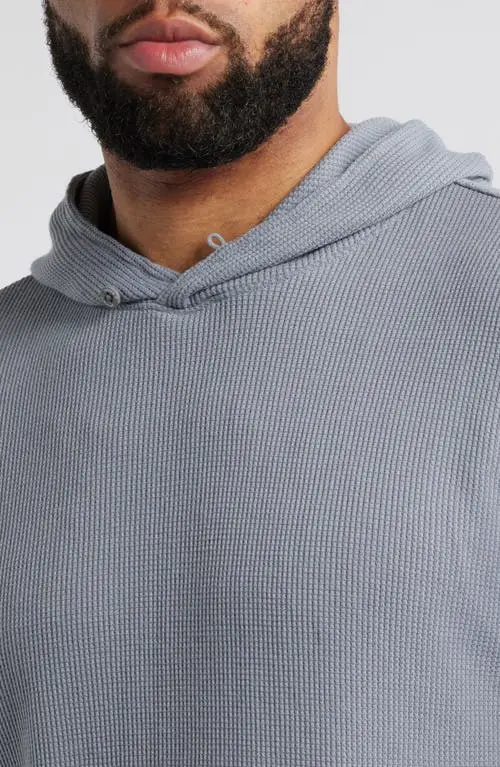 Johnnie-o Brinson Waffle Pullover Hoodie - Thunder