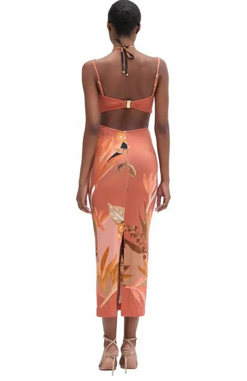 PatBO Bananier Midi Dress