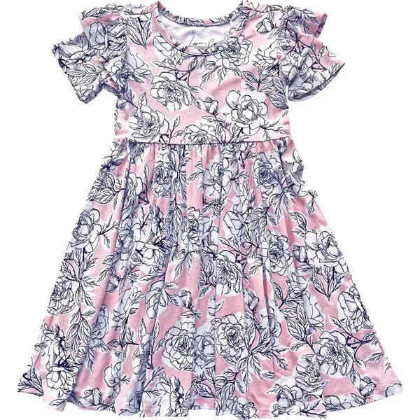 LAREE + CO Allie Ruffle Spin Dress - Floral