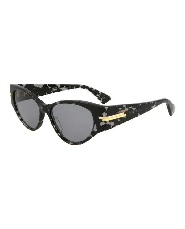 Bottega Veneta Cat Eye Sunglasses - Havana/grey (bv1002s