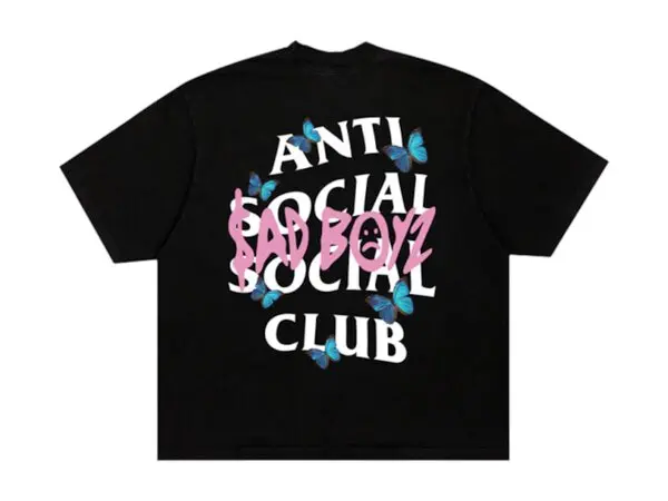 ANTI SOCIAL SOCIAL CLUB Sadboyz Sad And Tee Shirt - Black