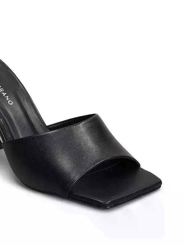 ANDREA CARRANO Leather Heeled Sandals