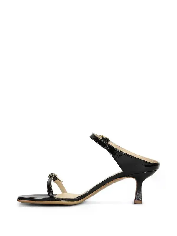 FABIO RUSCONI 65mm Leather Sandals - Black