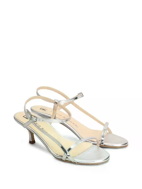 FABIO RUSCONI 60mm Leather Sandals - Grey