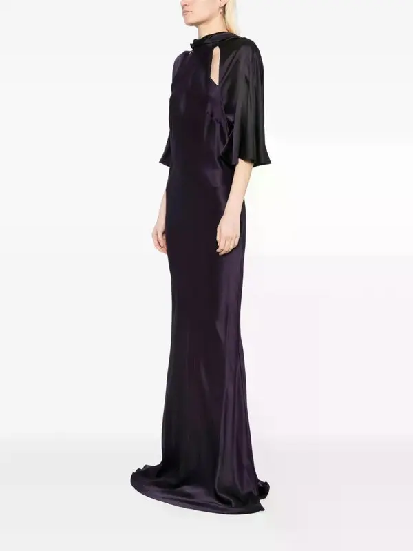 Michelle Mason Halterneck Gown