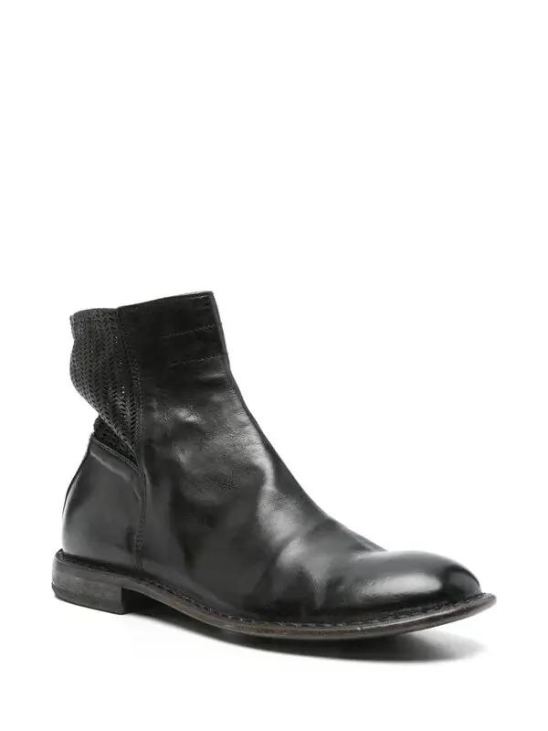 Moma Leather Ankle Boots