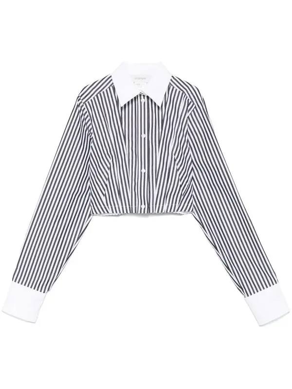 Sportmax Striped Shirt - Black