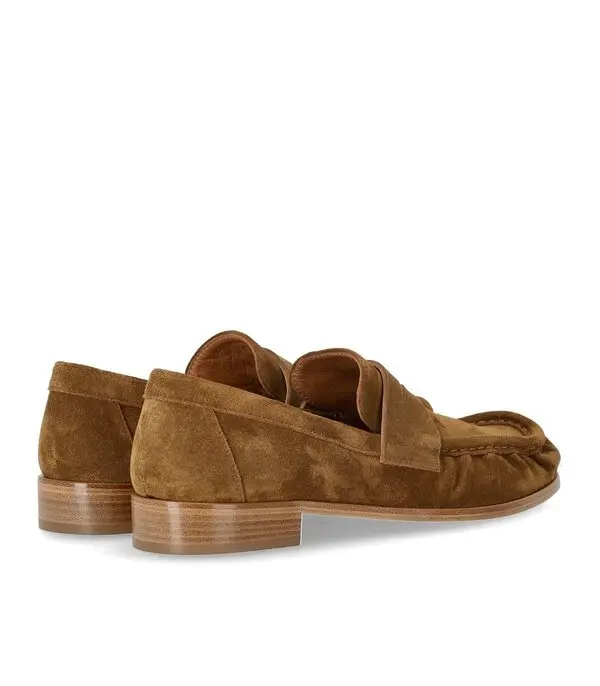 STRATEGIA Suede Loafer - Brown