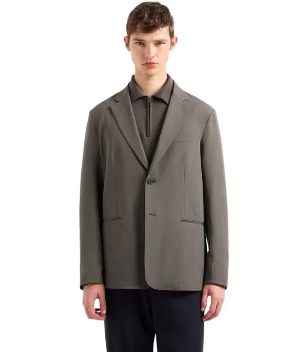 Emporio Armani Travel Essential Single-breasted Jacket