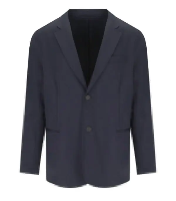 Emporio Armani Single-breasted Jacket - Blue