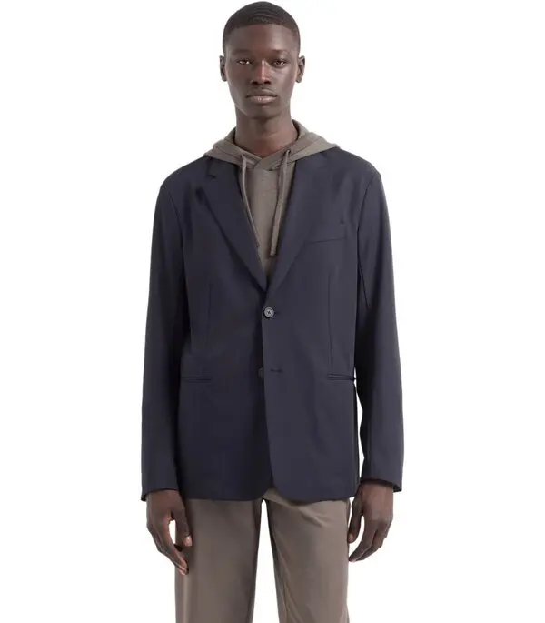 Emporio Armani Single-breasted Jacket - Blue