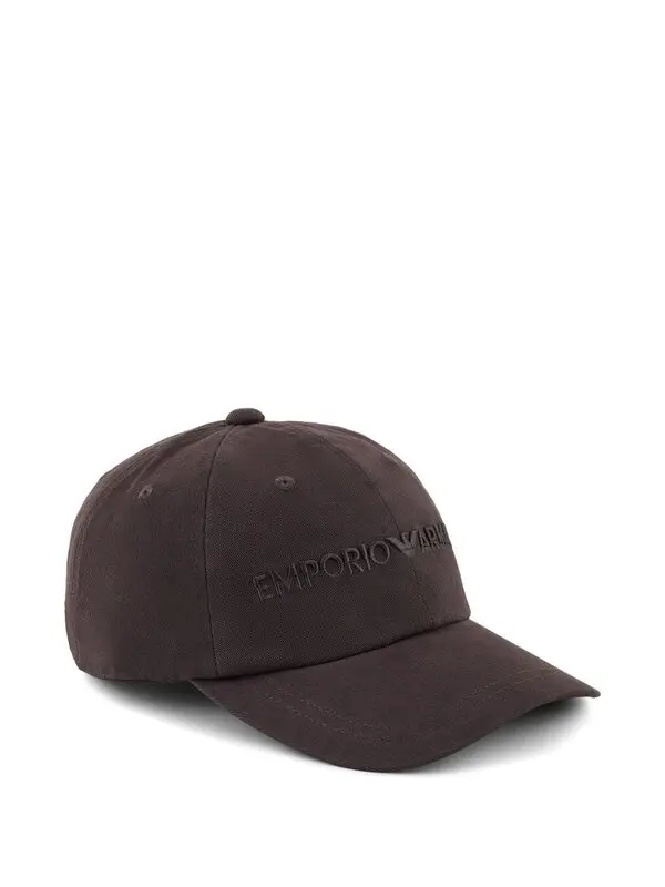 Emporio Armani Logo Baseball Cap - Black