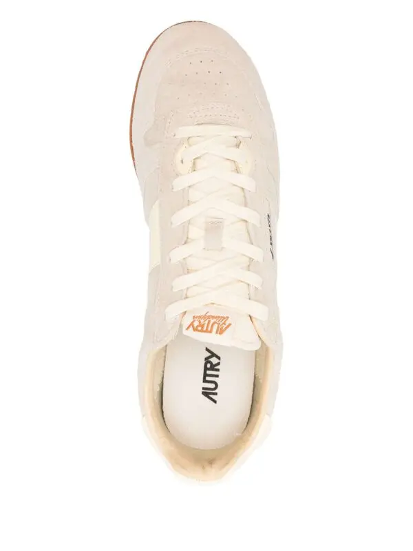 AUTRY Windspin Low Leather Sneakers - Beige