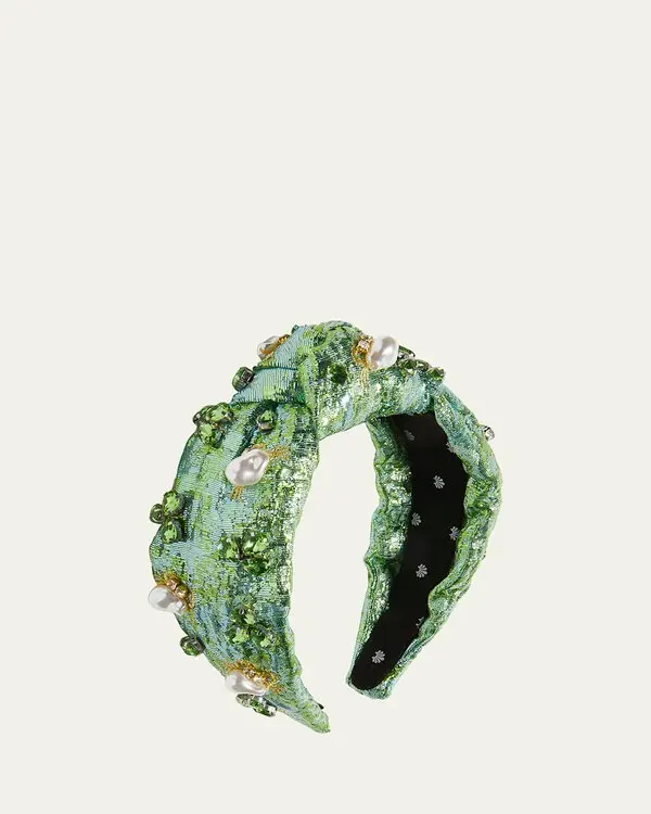 Jade Knotted Headband - Lele Sadoughi Lele Sadoughi Designer Women main image 3