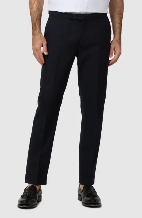 Sid Mashburn Flat-front Wool Dress Pants