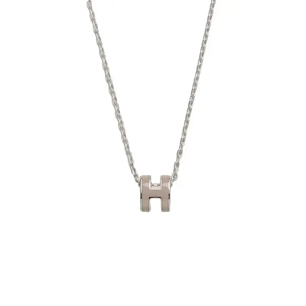 Hermès Mini Pop H Pendant - Marron Glace