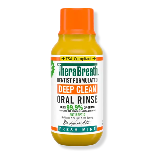THERABREATH Deep Clean Antiseptic Oral Rinse Fresh Mint - One-color