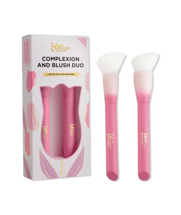 ULTA Airbrush Limited Edition Complexion And Blush Duo Brush Set - One-color