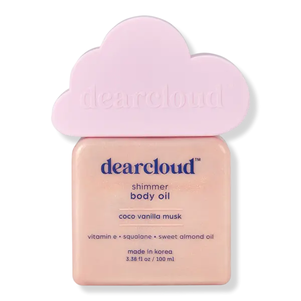 DEARCLOUD Coco Vanilla Musk Shimmer Body Oil - One-color