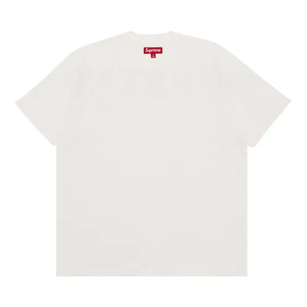Supreme Stencil Thermal Short-sleeve Top - White