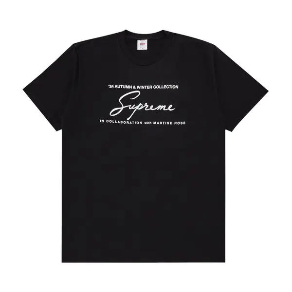 Supreme X Martine Rose Tee - Black