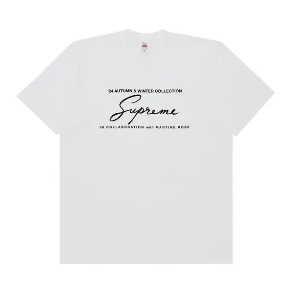 Supreme X Martine Rose Tee - White