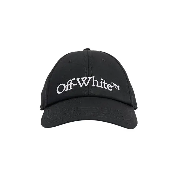 Off-White Drill Bookish Baseball Cap - Black