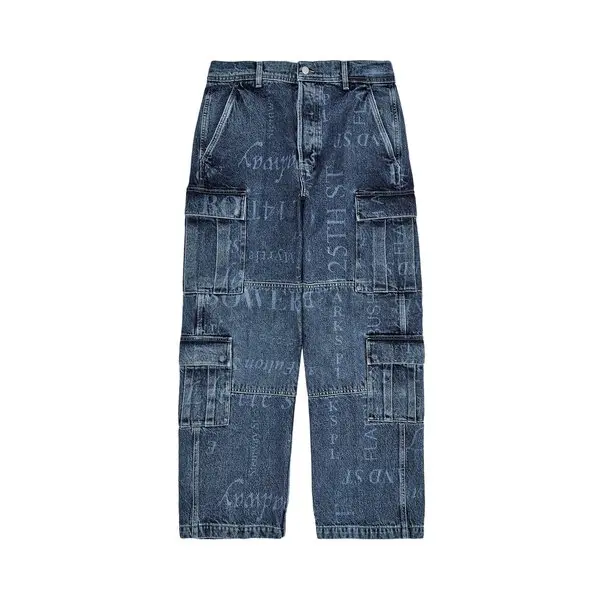 Supreme X Martine Rose Denim Cargo Pant - Blue