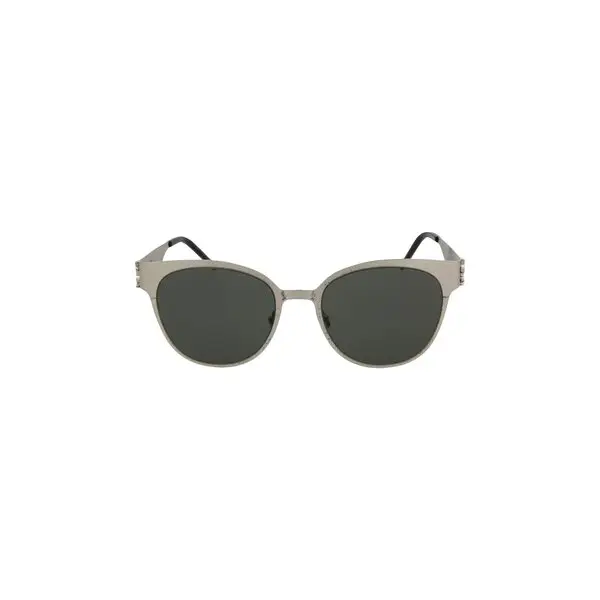 Saint Laurent Round Metal Sunglasses - Silver