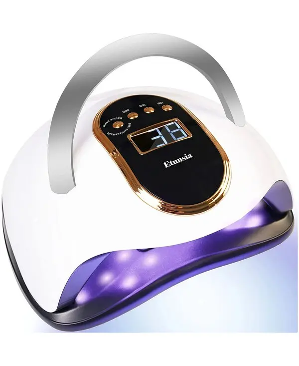 COWIN Nail Lamp 168w Lcd Display For Drying Nails - White