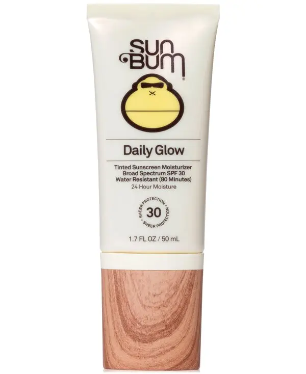 SUN BUM Daily Glow Tinted Sunscreen Moisturizer Spf 30 - No Color