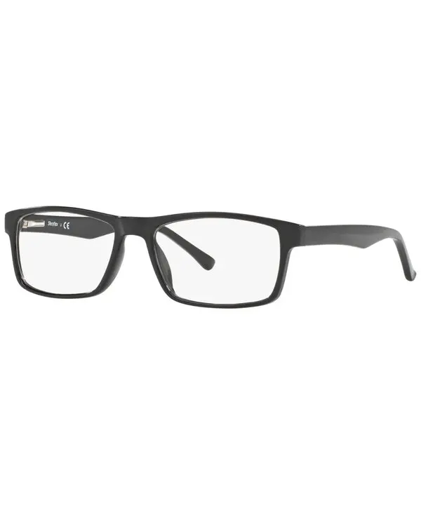 SFEROFLEX Rectangle Eyeglasses - Black