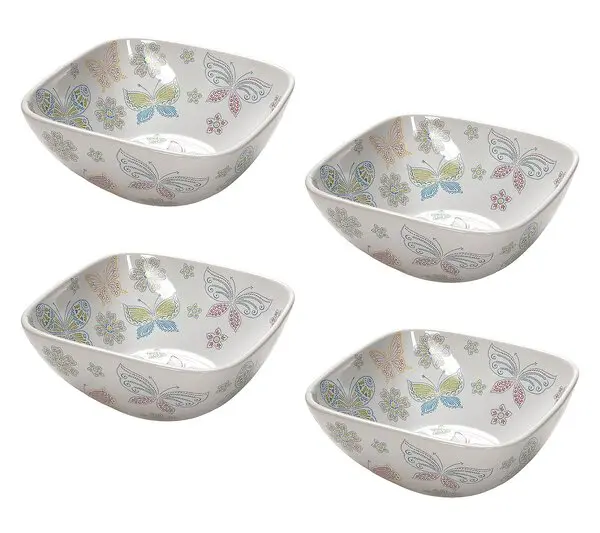 TEMP-TATIONS Seasonal Set Of 24oz Cereal Bowls - One-color