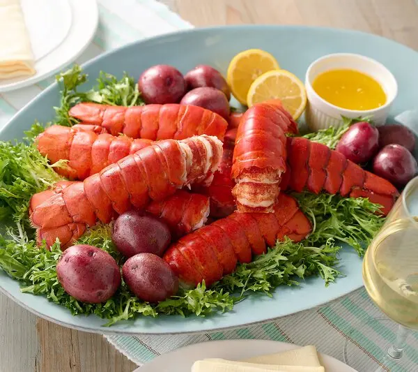 GREENHEAD LOBSTER 4-5oz Hpp Maine Lobster Tails W/ Butter - One-color