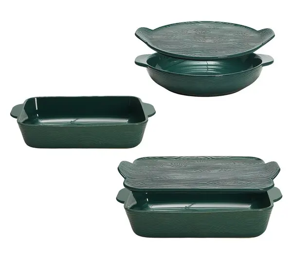 TEMP-TATIONS Woodland 5-piece Essential Bakeware Set - One-color