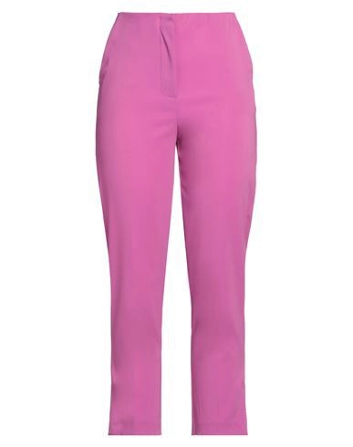 Patrizia Pepe Tapered Leg Crepe Pants - Fuchsia