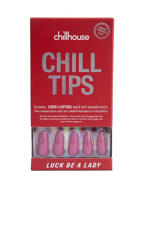 CHILLHOUSE Luck Be A Lady Elongated Almond Chill Tips Press-on Nails - N,a