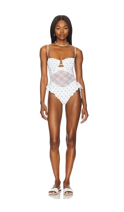 MONTCE Petal Lace One Piece - Heidi Floral