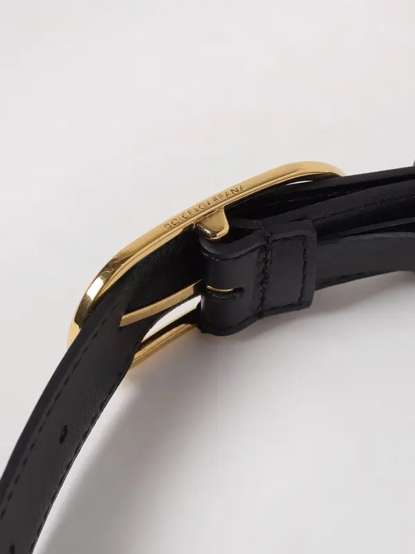 Dolce & Gabbana Leather Belt - Black