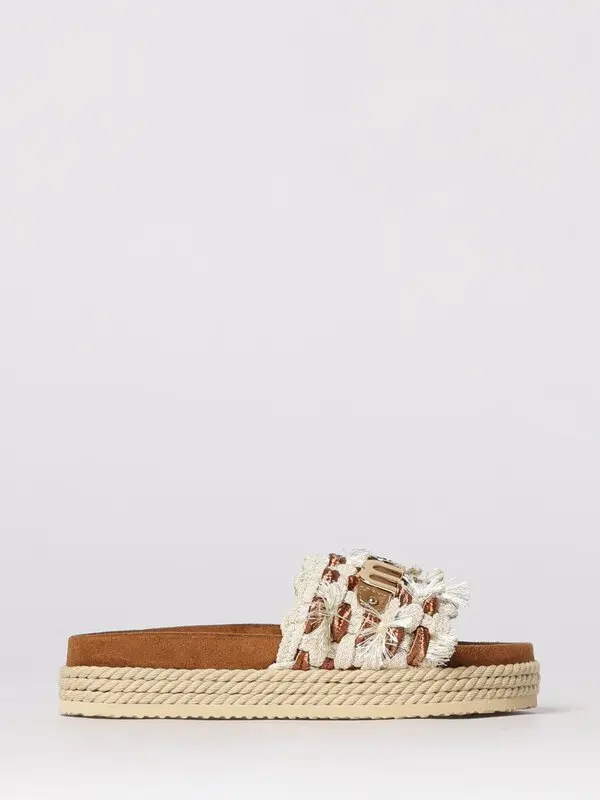 Mou Heeled Sandal - Beige