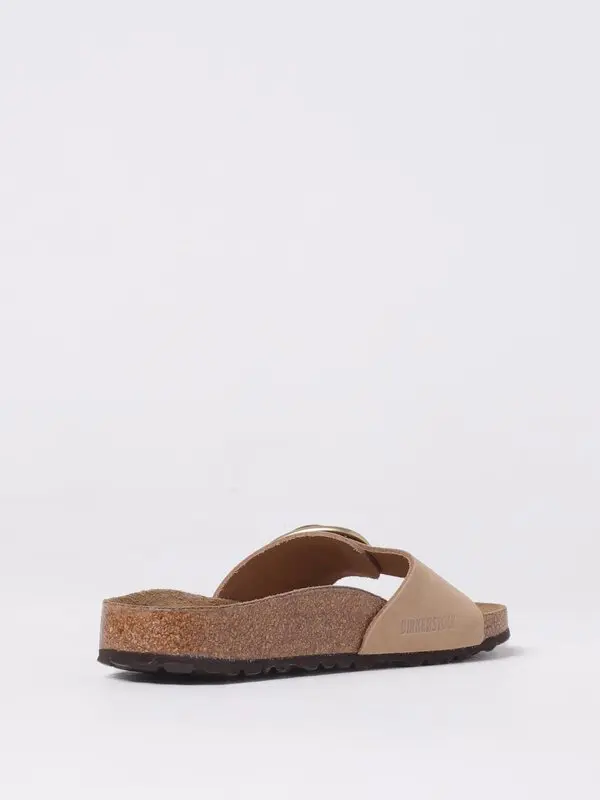 BIRKENSTOCK Heeled Sandal With Buckle Detail - Sand
