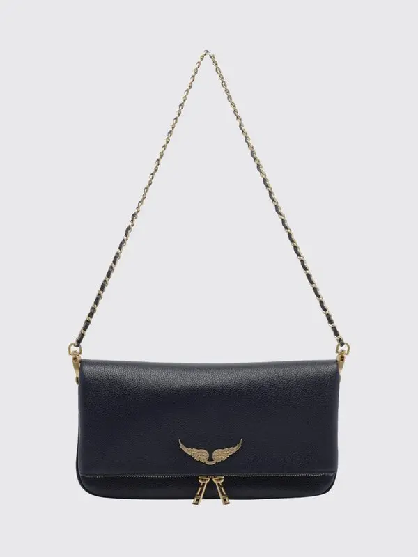 Zadig&Voltaire Clutch With Chain Strap - Blue
